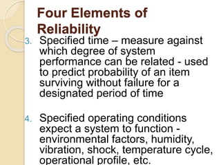 Reliability for Total Quality Management (TQM) | PPSX