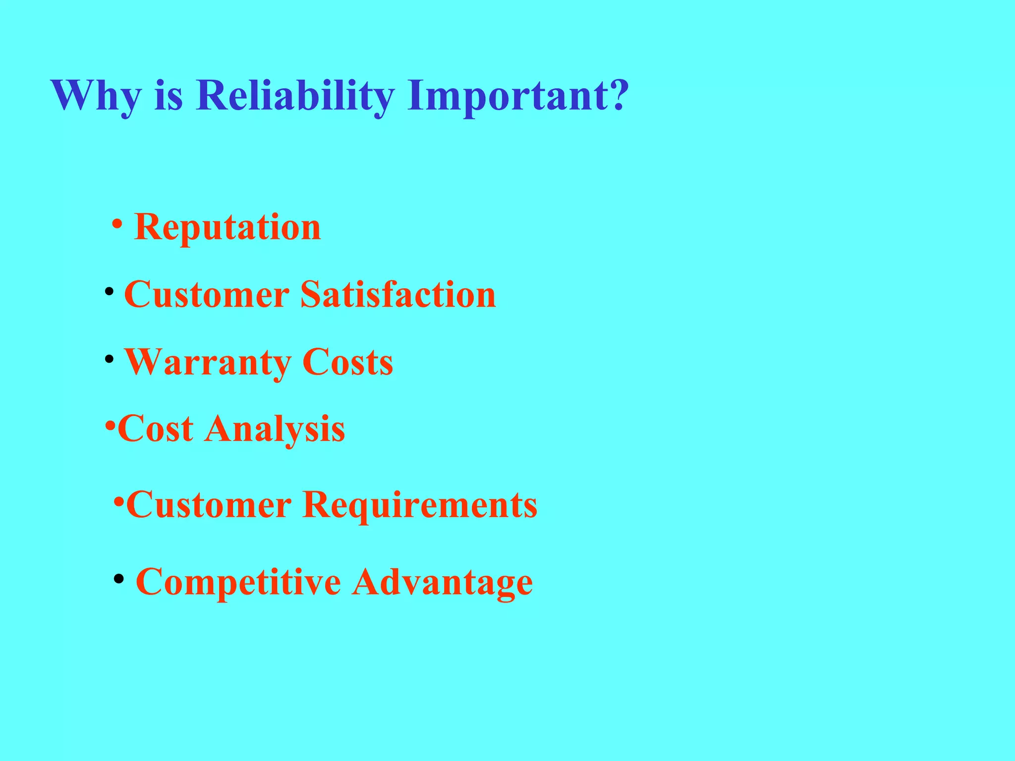 Reliability | PPT