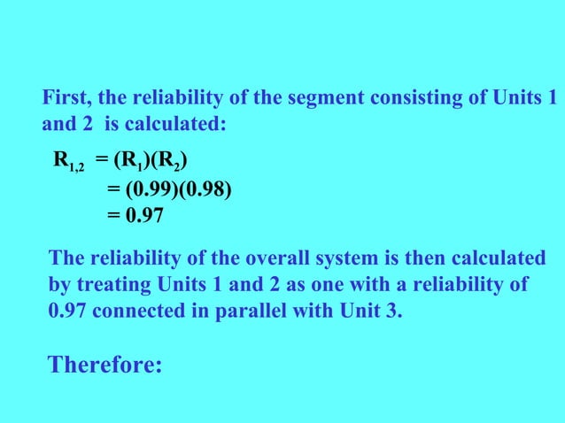 Reliability | PPT