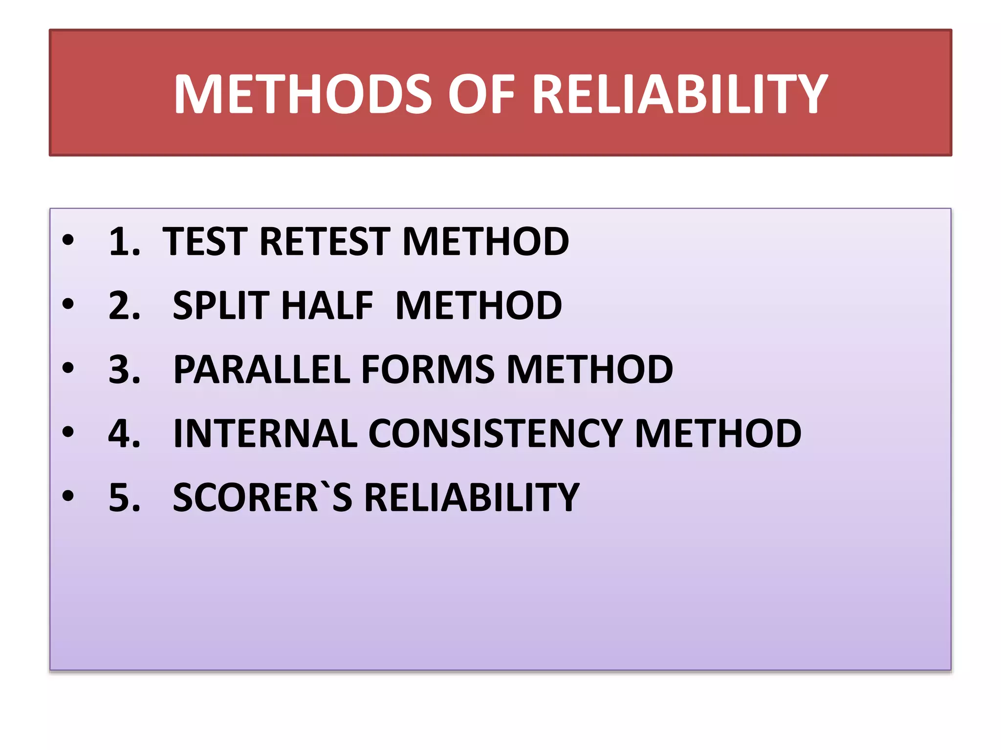 Reliability | PPTX