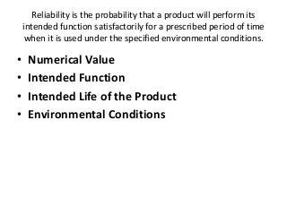 Reliability | PPTX