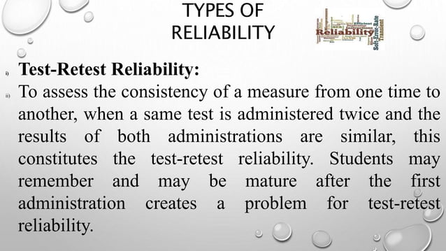 Reliability | PPTX