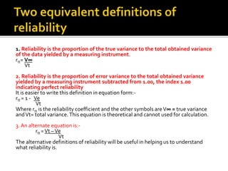 RELIABILITY.pptx