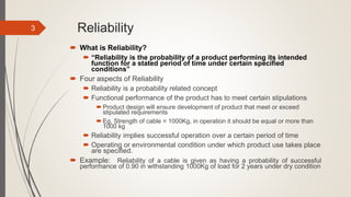 Reliability.pptx related to quality related | PPTX