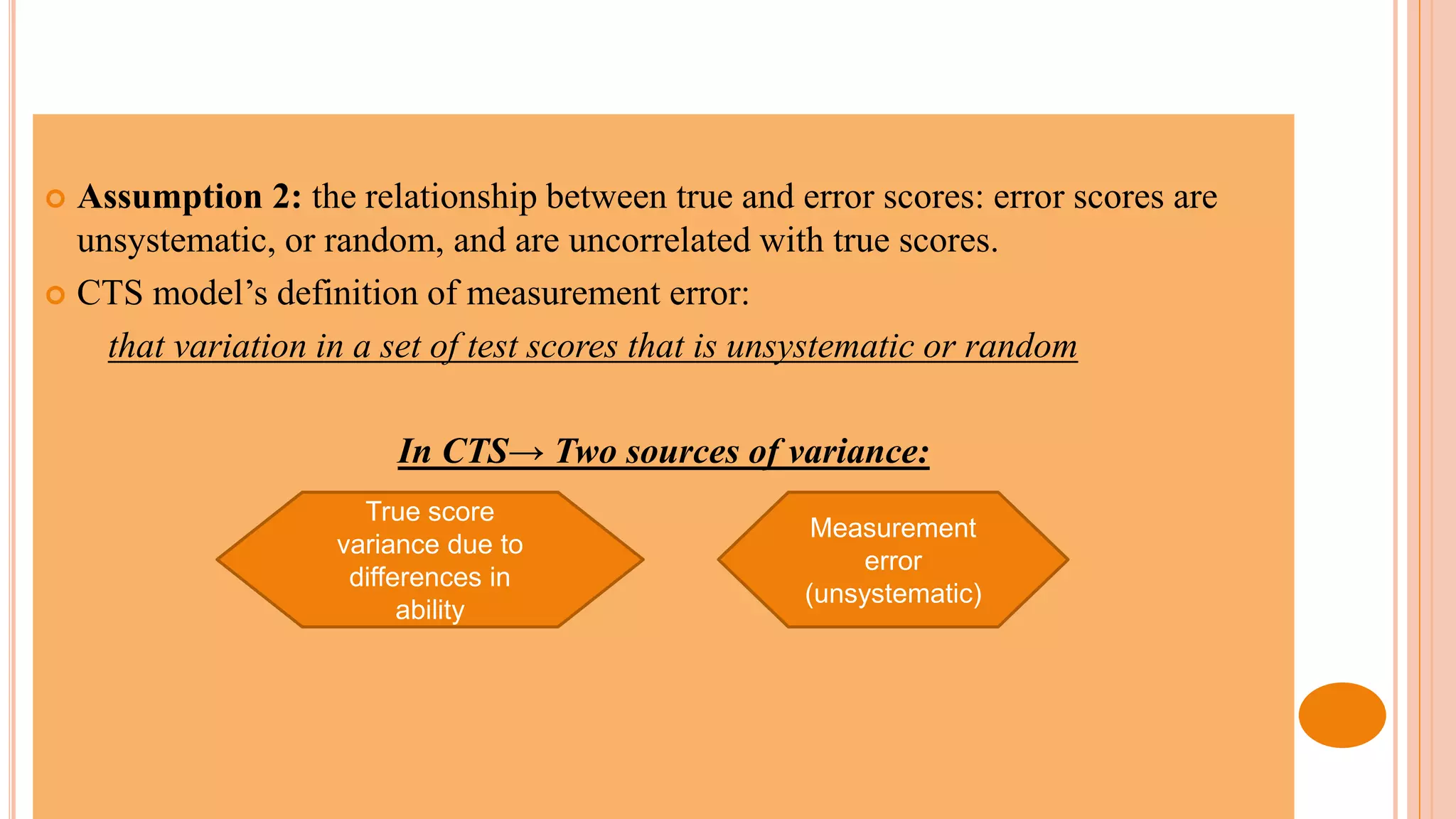 Reliability bachman 1990 chapter 6 | PPTX