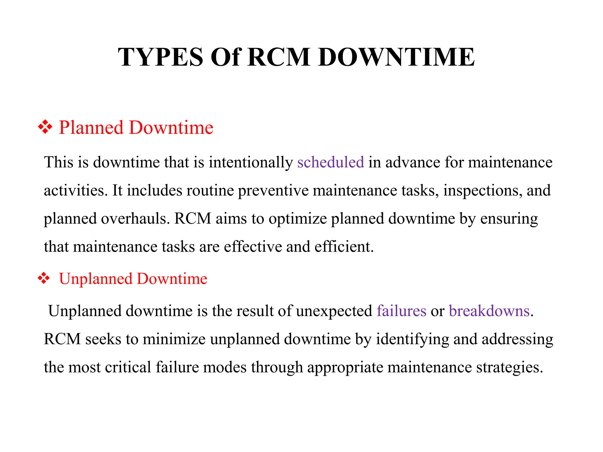 Reliability-centered maintenance (RCM) & Total Productive Maintenance ...