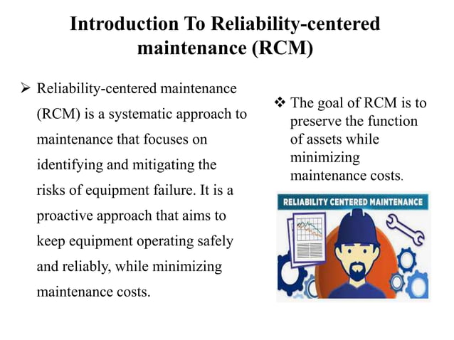 Reliability-centered maintenance (RCM) & Total Productive Maintenance (TPM).pptx
