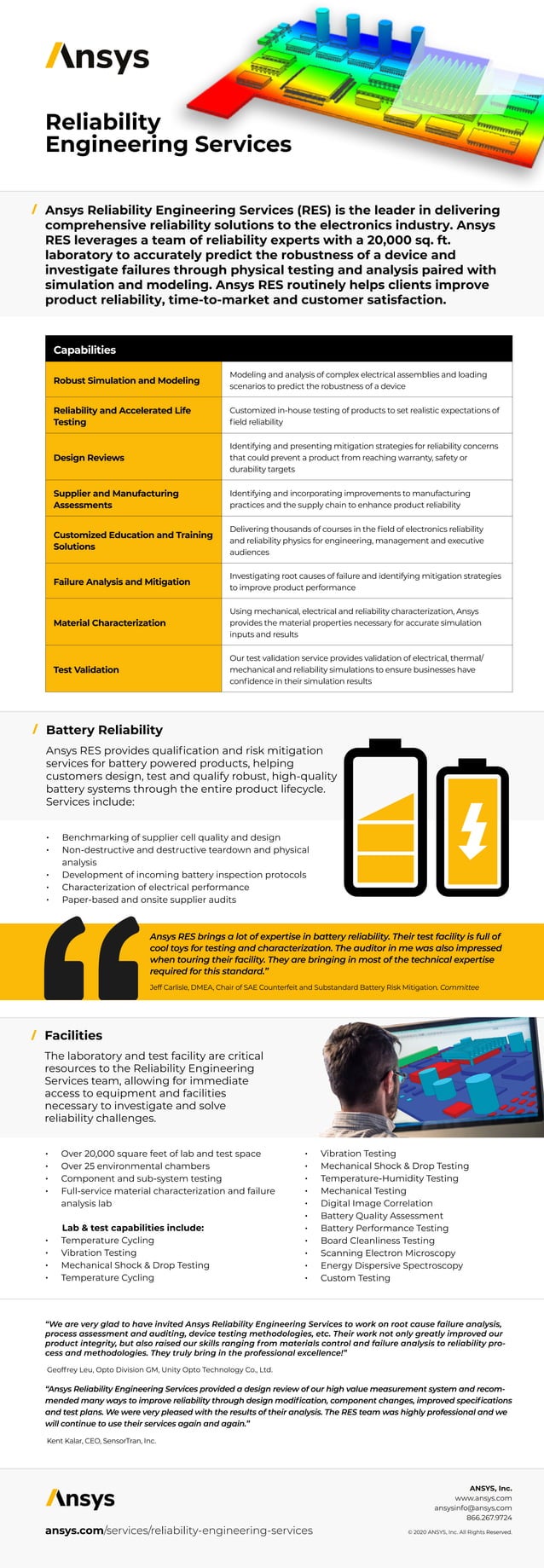Reliability Engineering Services Overview | PDF