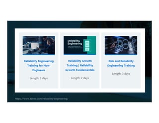 Reliability Engineering Top Courses | PPT
