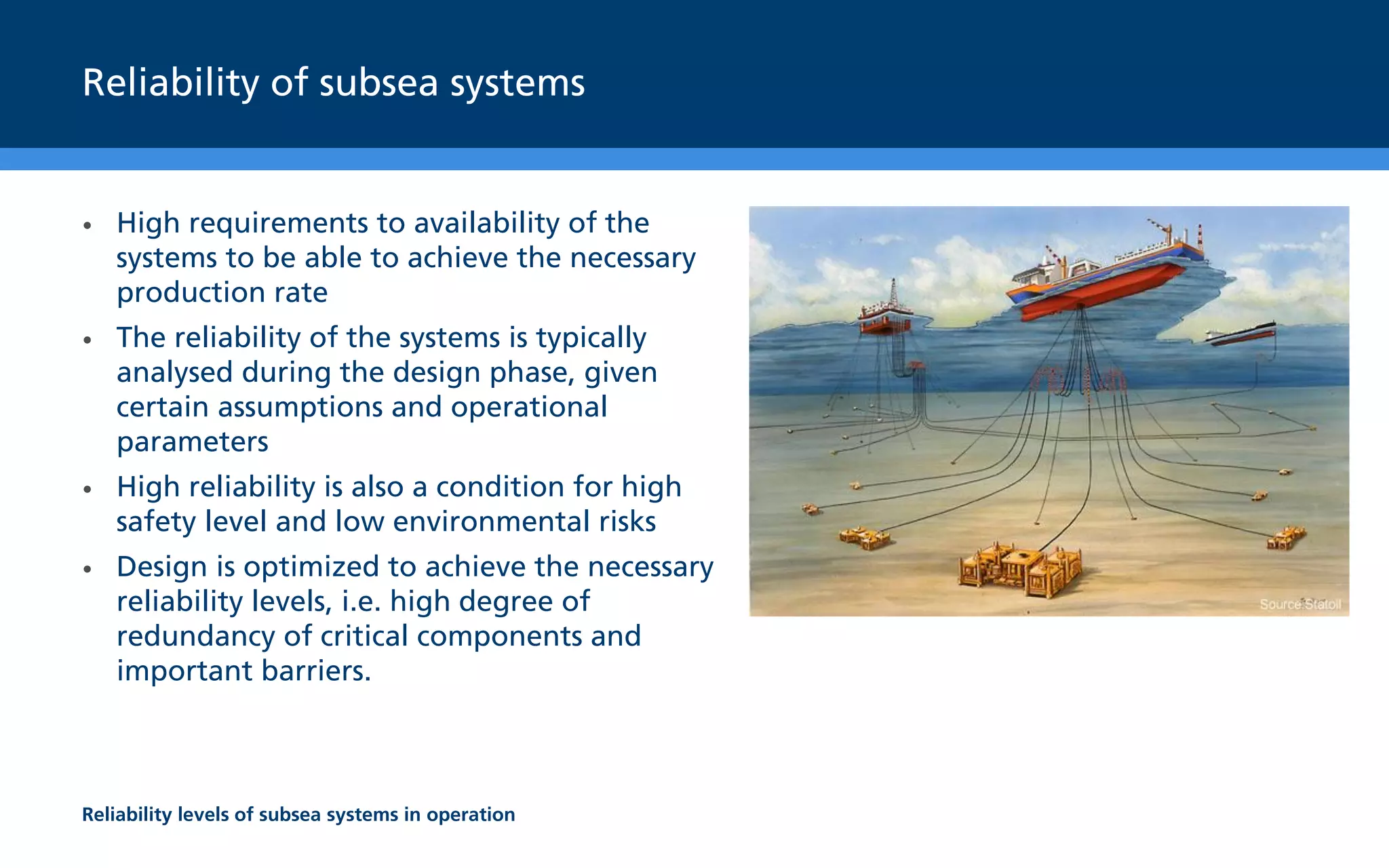 Reliability Levels of Subsea Production Systems During Operations | PPT