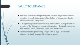 reliability and fault tolerance.pptx