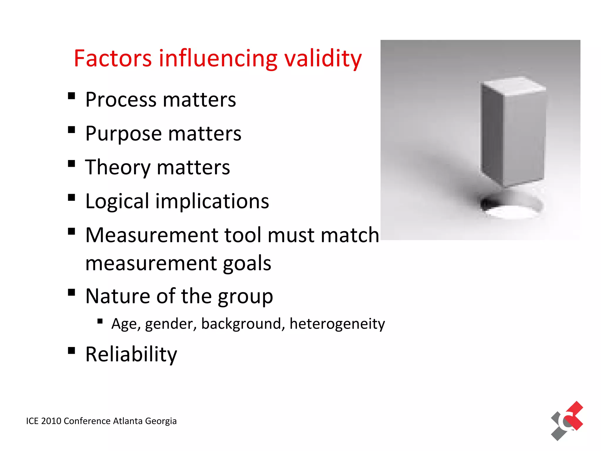 Reliability And Validity | PPT