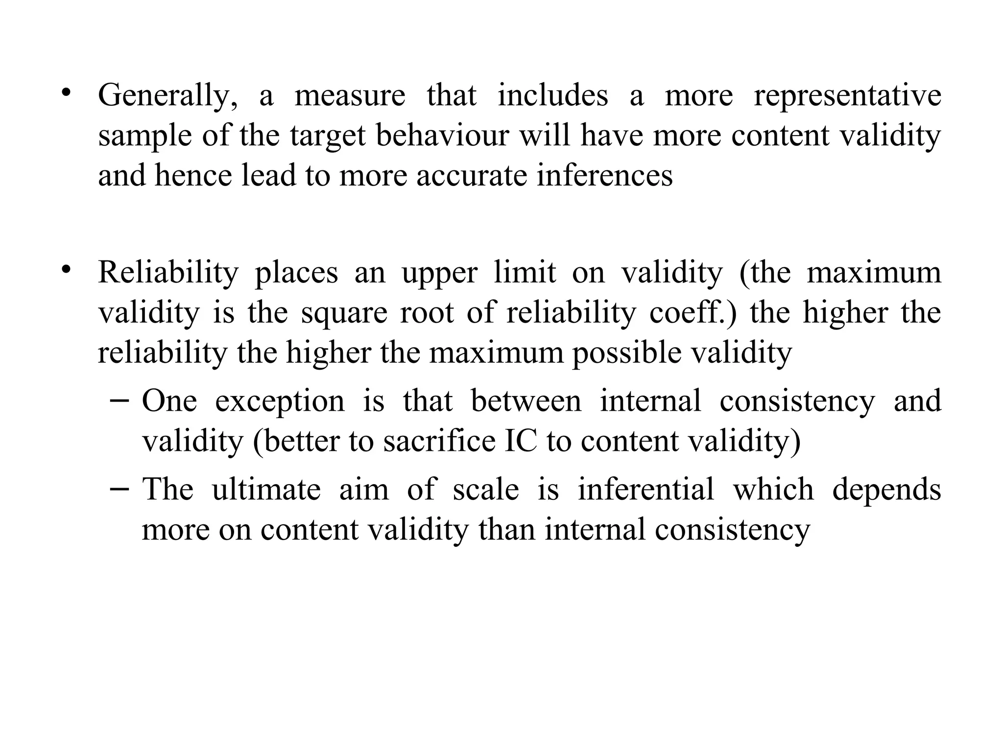 Reliability and validity | PPT