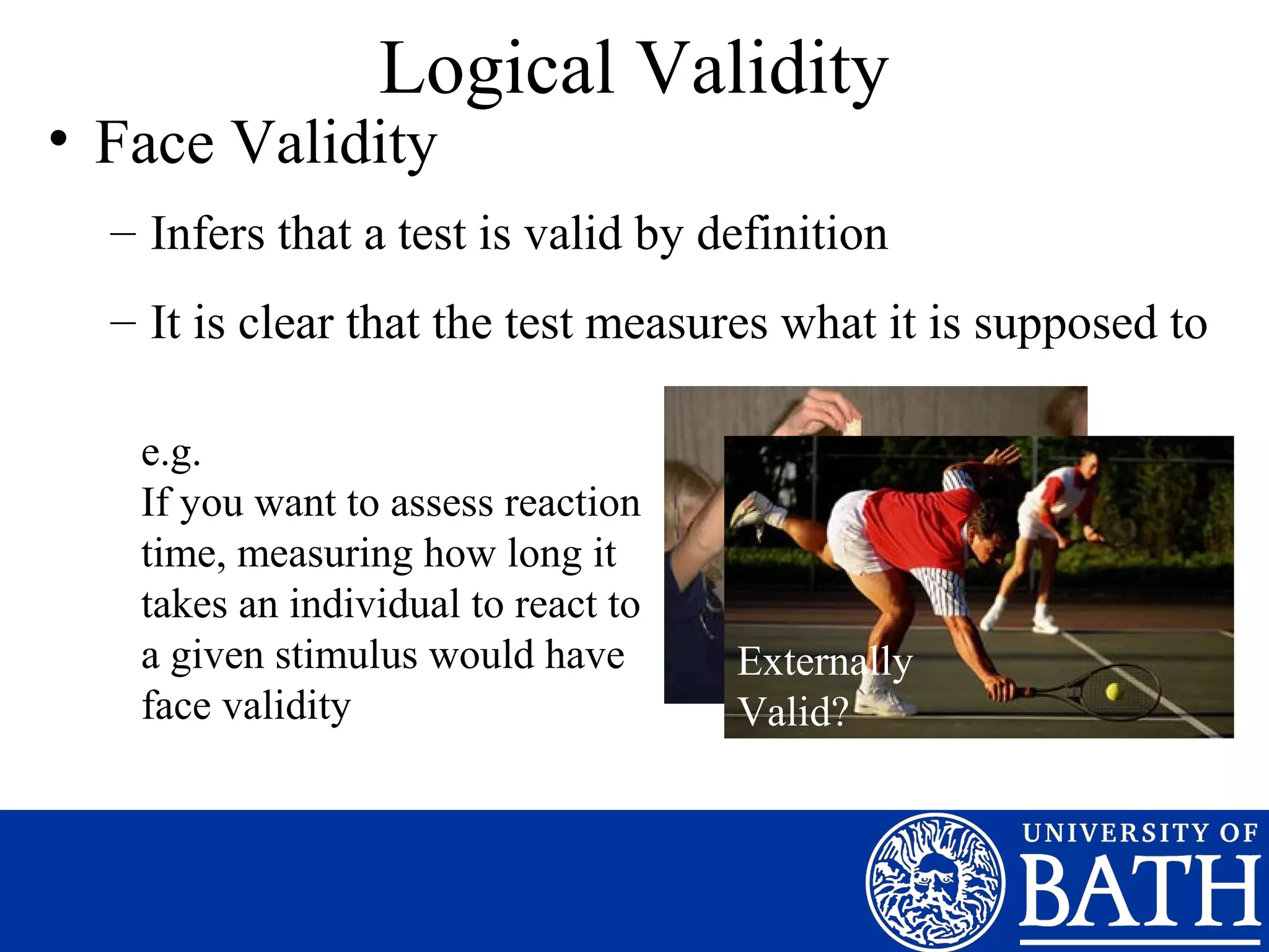 Reliability and validity | PPT