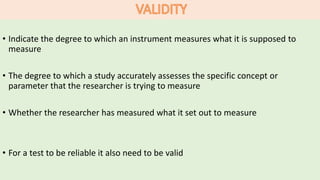 Reliability and Validity.pptx