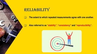 Reliability and Validity in Research...., | PPTX