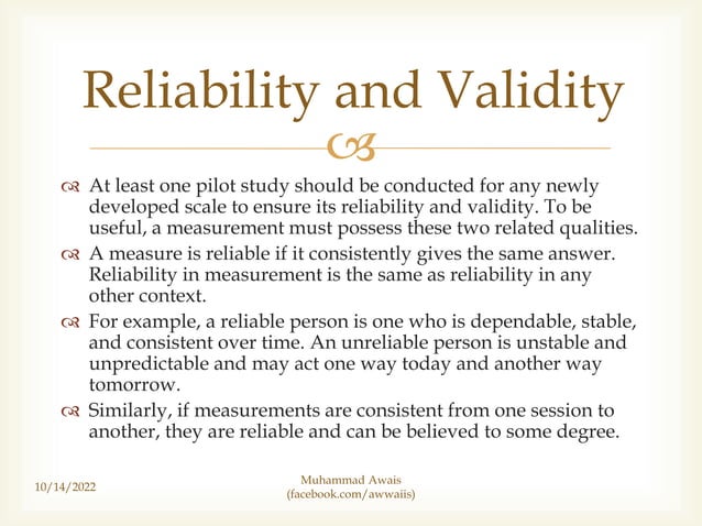 Reliability and Validity and How to Achieve Them - Mass Media Research.pptx | Educational ...