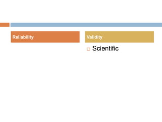 RELIABILITY AND VALIDITY OF RESEARCH TOOLS.pptx