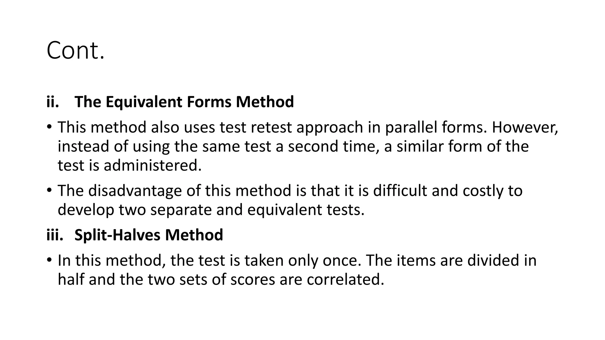 Reliability and validity | PPTX