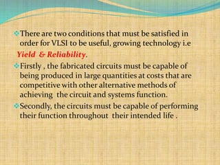 Reliability and yield | PPTX