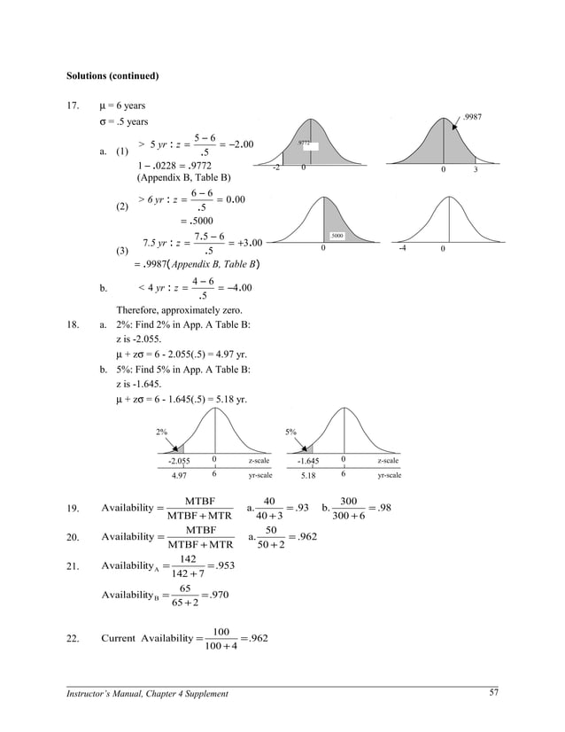 Solution to chapter 04: Reliability | DOC