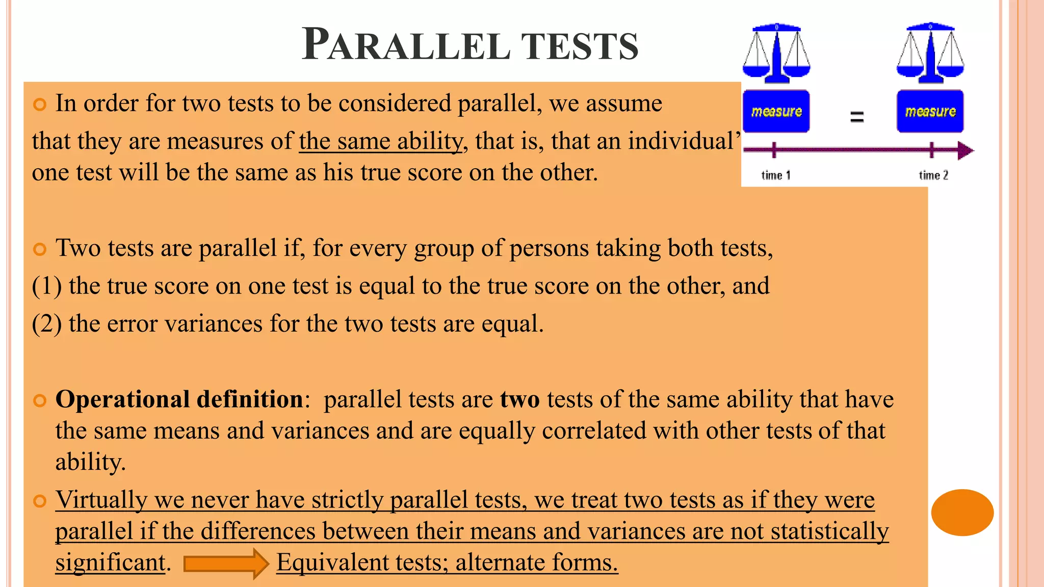 Reliability bachman 1990 chapter 6 | PPTX