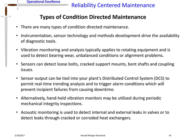 Reliability Centered Maintenance | PPTX | Manufacturing Industry ...