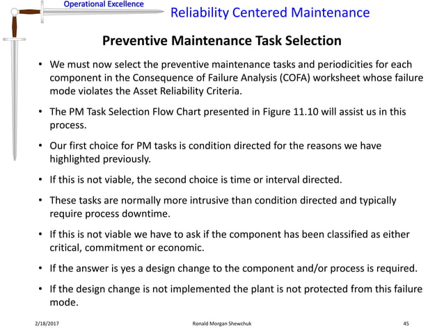 Reliability Centered Maintenance | PPTX | Manufacturing Industry ...