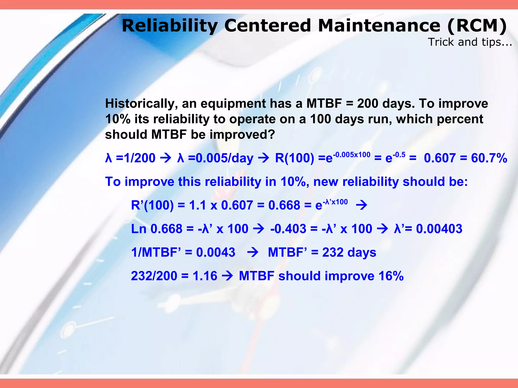 Reliability centered maintenance | PPT
