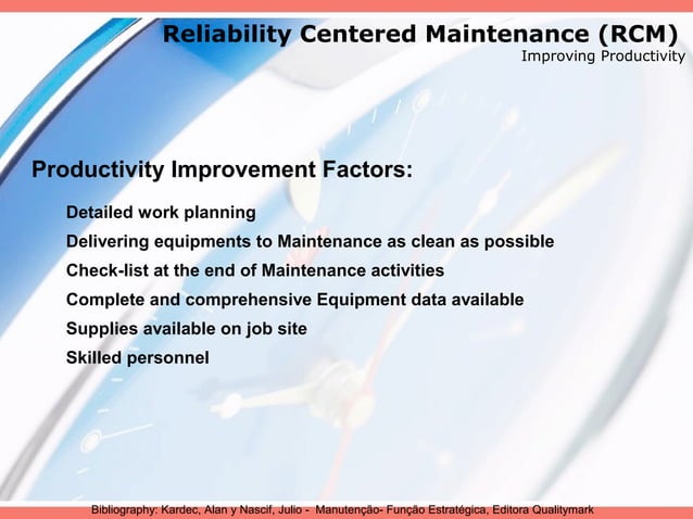 Reliability centered maintenance | PPT | Operating Systems | Computer ...