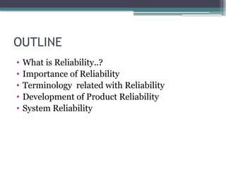 Reliability criteria in design and its application.pptx | Computer ...