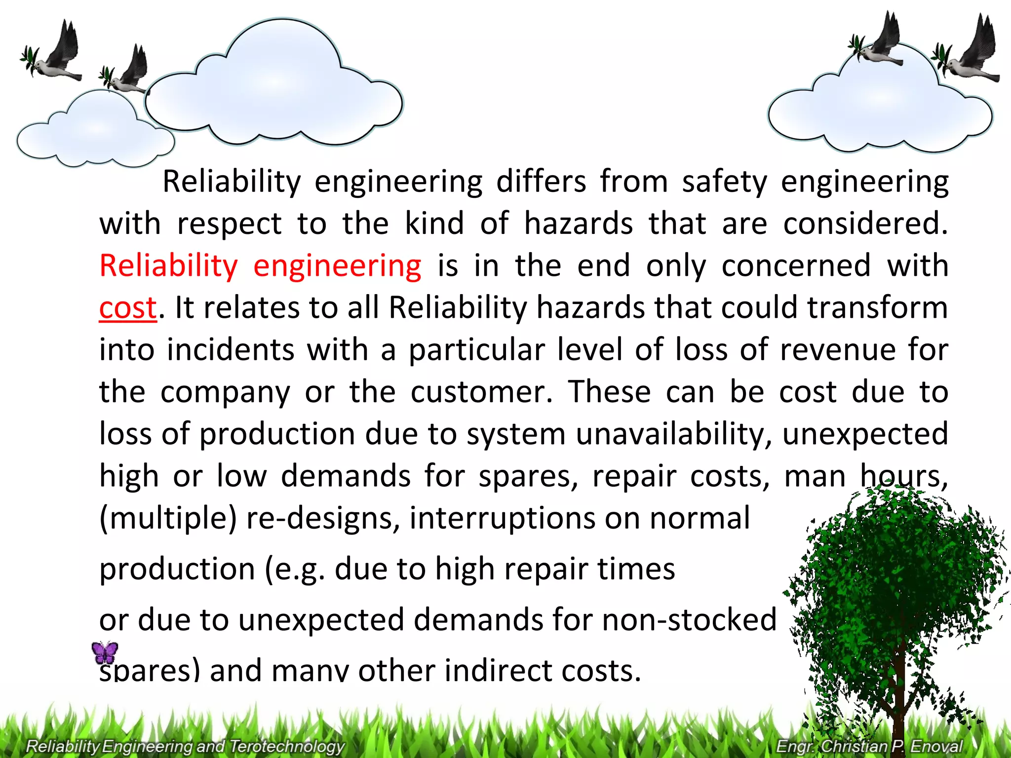 Reliability Engineering and Terotechnology | PPT