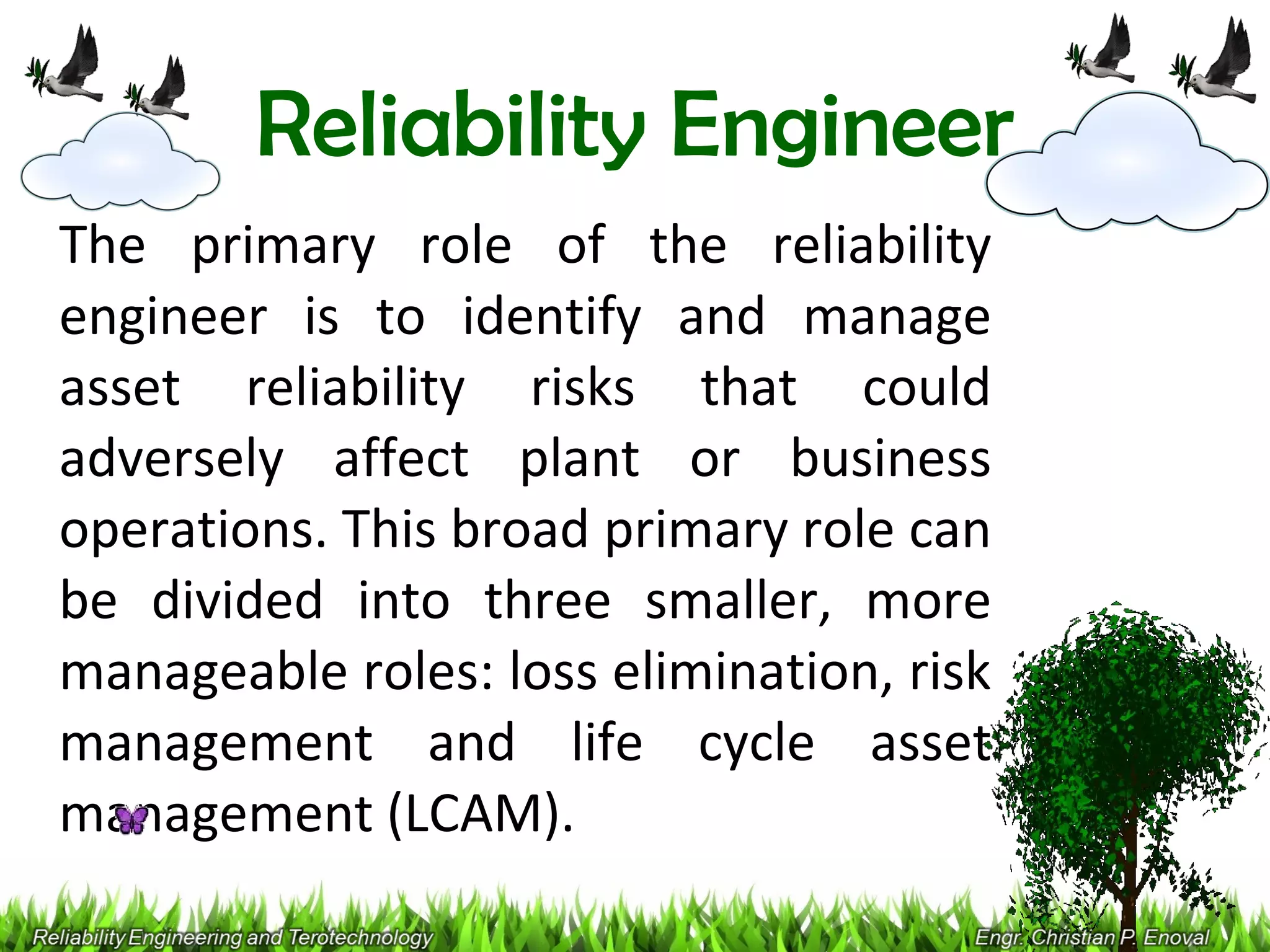 Reliability Engineering and Terotechnology | PPT