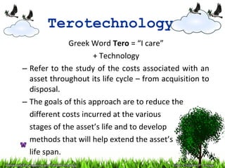 Reliability Engineering and Terotechnology | PPT