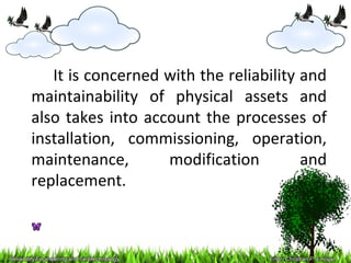 Reliability Engineering and Terotechnology | PPT