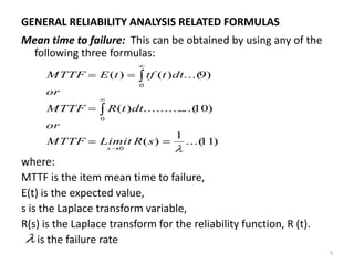 Reliability engineering chapter-2 reliability of systems | PPTX
