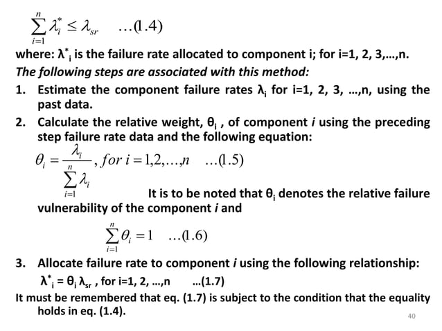 Reliability engineering chapter-2 reliability of systems