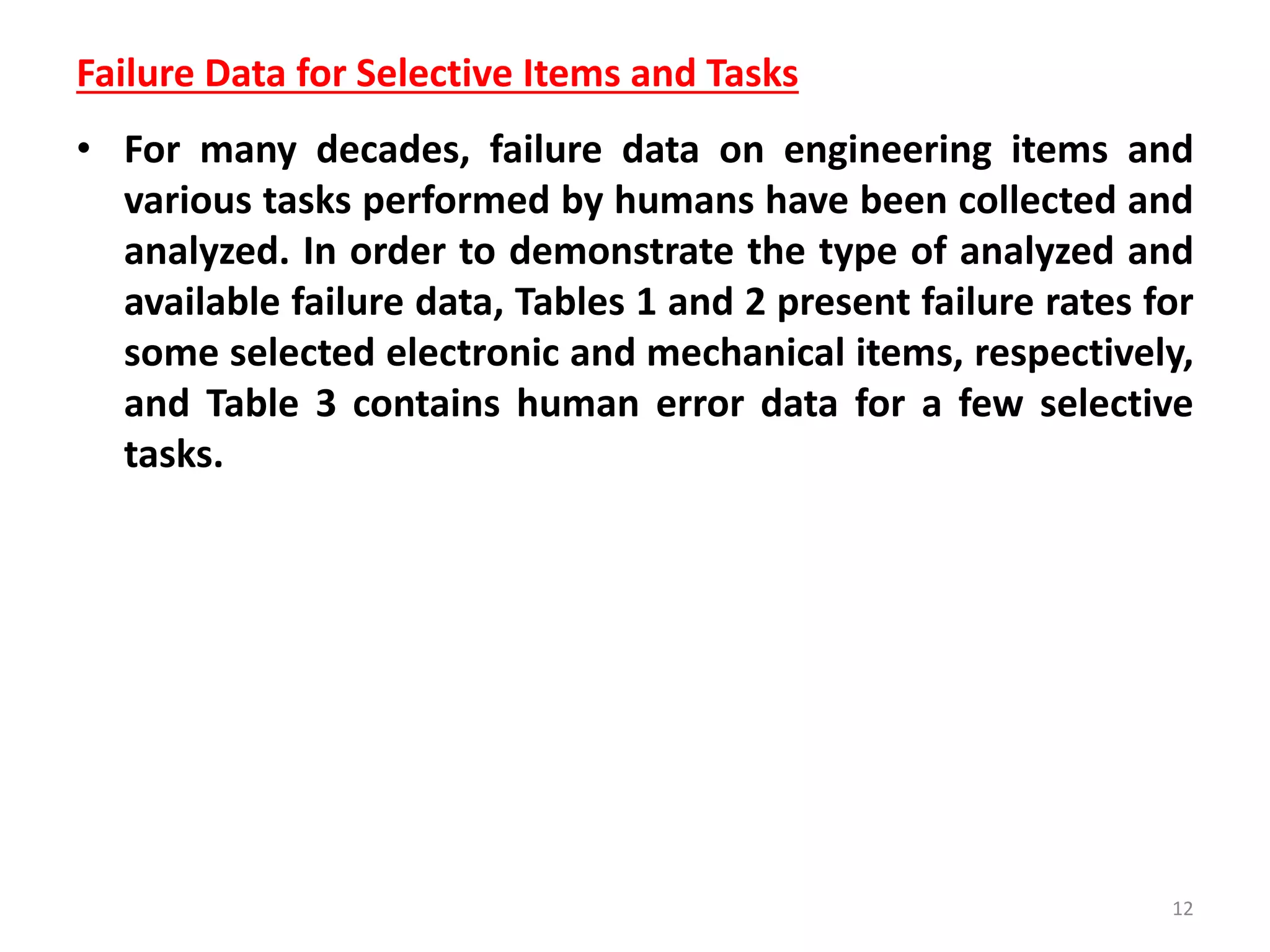 Reliability engineering chapter-3 failure data collection and analysis ...