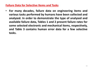 Reliability engineering chapter-3 failure data collection and analysis ...