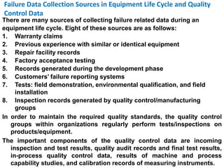 Reliability engineering chapter-3 failure data collection and analysis ...