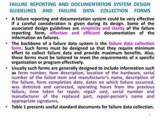 Reliability engineering chapter-3 failure data collection and analysis ...