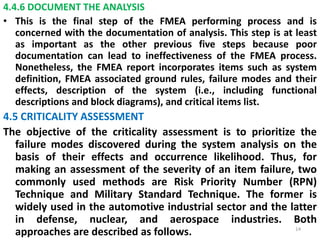 Reliability engineering chapter-4 fmea | PPTX