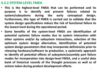 Reliability engineering chapter-4 fmea | PPTX