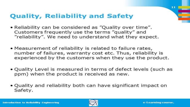 Reliability Engineering intro.pptx | Free Download