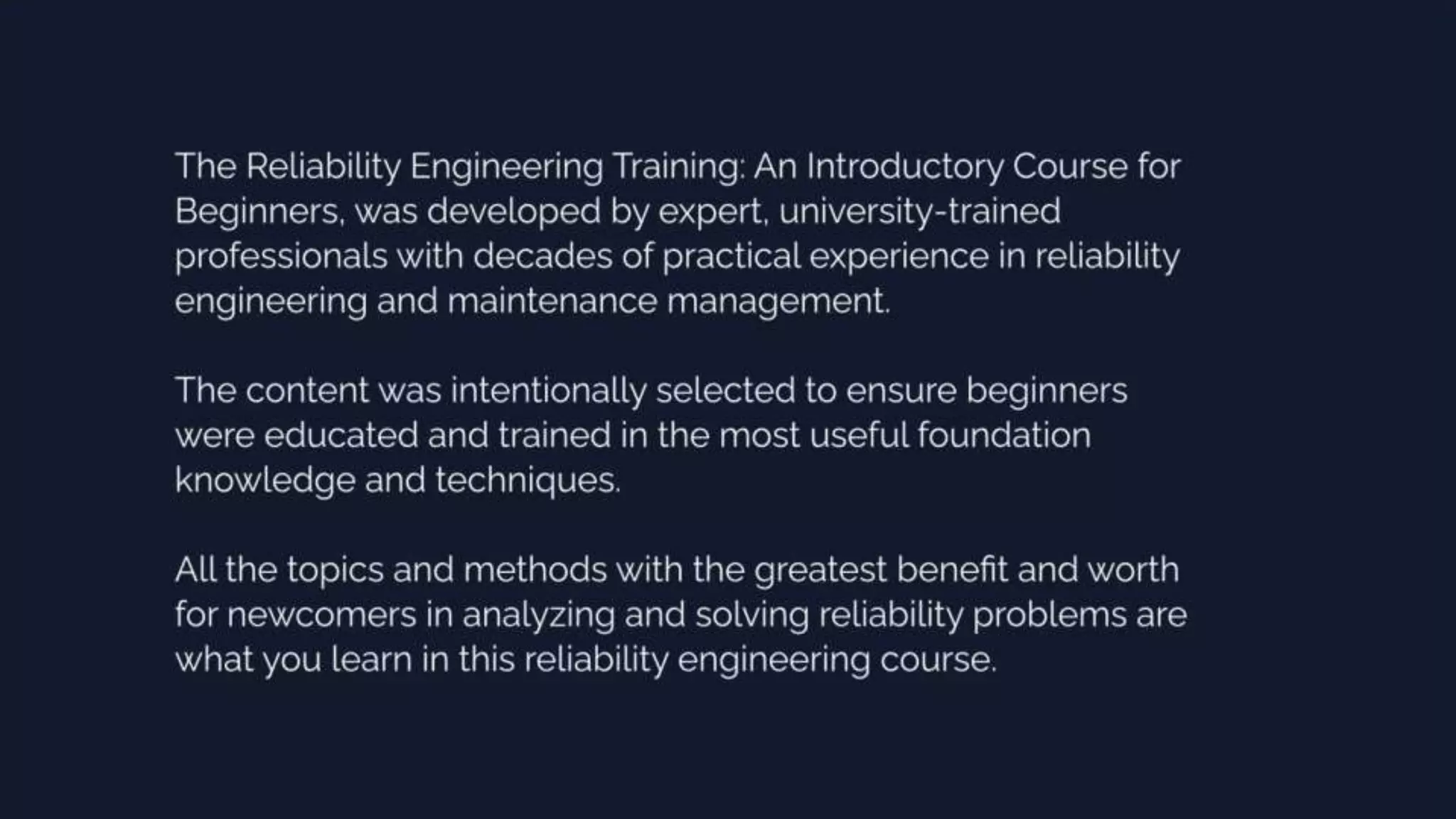Reliability engineering, investigating issues, process tools | PPTX