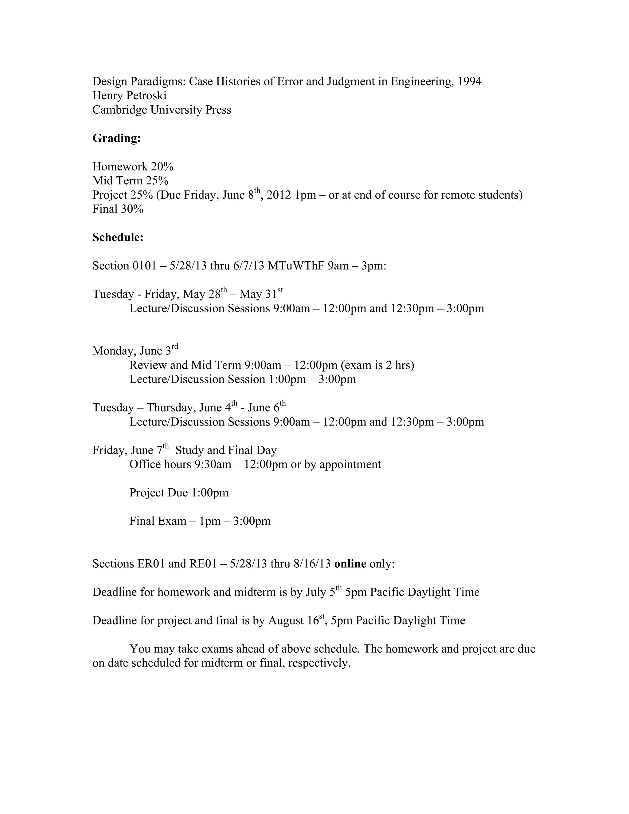 Reliability engineering management syllabus | PDF | Educational Assessment | Education