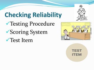 Reliability in Psychological Testing | PPTX
