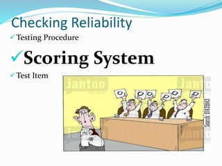 Reliability in Psychological Testing | PPTX