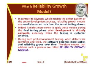 Reliability growth models | PDF