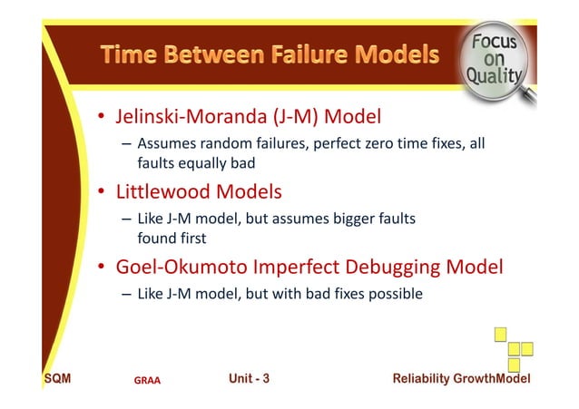 Reliability growth models | PDF
